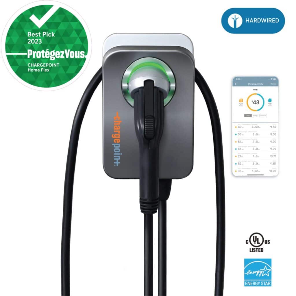 Chargepoint Home Flex 50AMP 12KW WIFI Hardwire - RunPower